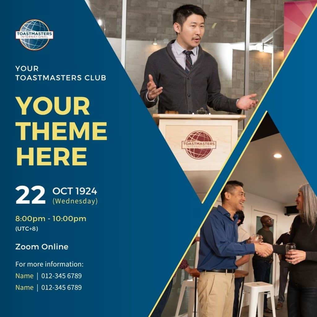 Poster Templates - District 102 Toastmasters International